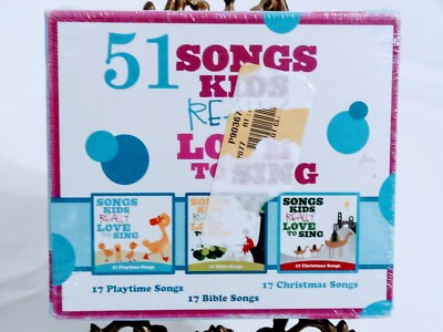 3CD Set Playtime Songs Bible Songs Christmas Songs 4 Kids 2 Sing (CD ...