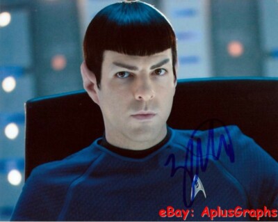 ZACHARY QUINTO... Star Trek's Spock - SIGNED | eBay