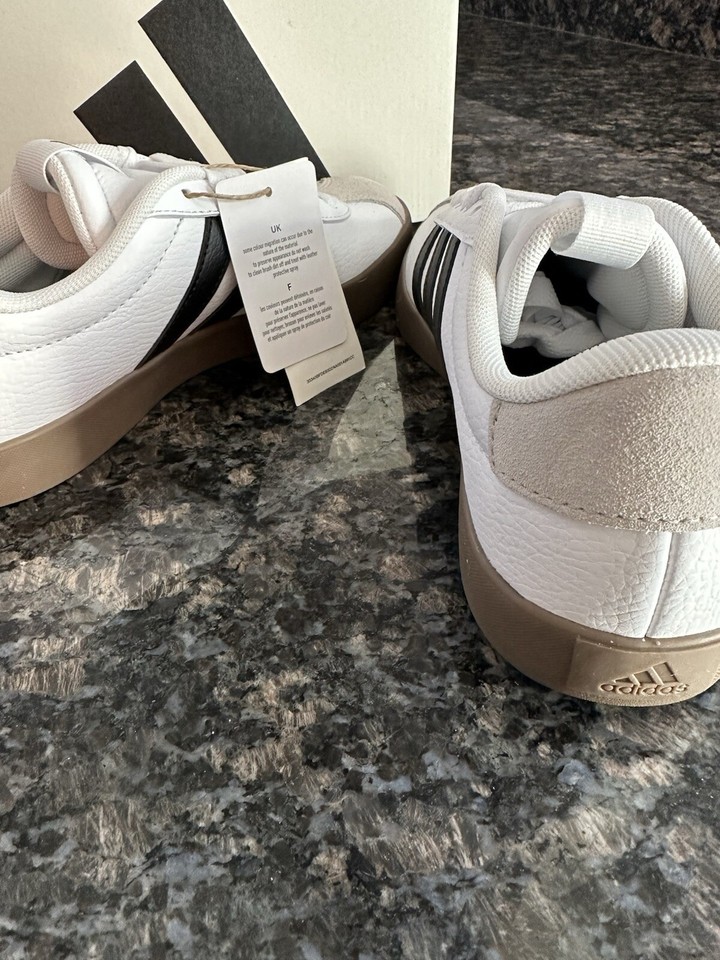 Adidas Women's VL Court 3.0 Leather Sneaker Id8797 NEW IN BOX White ...