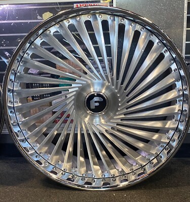 30x10 6x135/139 Set of 4 Forged Forgiato Twisted Trimestre Float XL ...