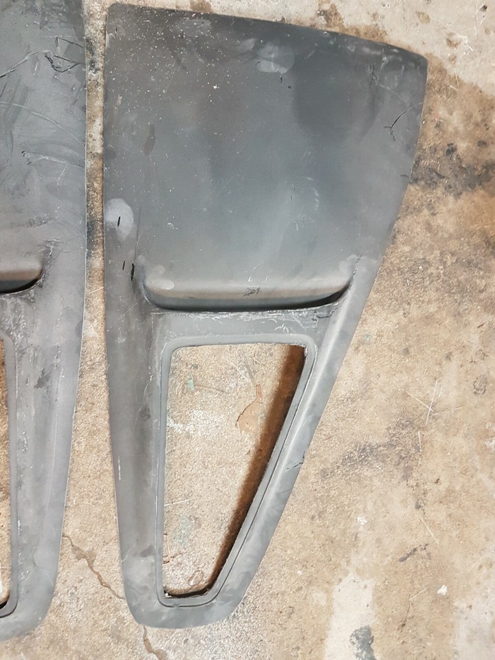 84-88 Pontiac Fiero SHOWCARS Clear View Side Window Scoops - Fastback ...