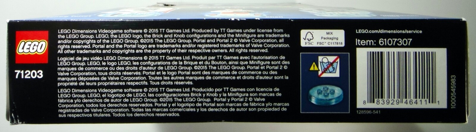 LEGO DIMENSIONS: Portal 2 Level Pack (71203) for sale online | eBay