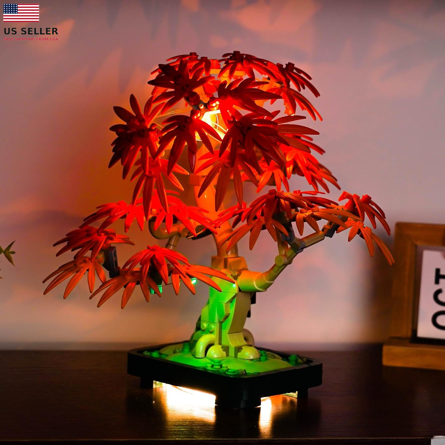 LED Lighting Compatible with Lego Japanese Red Maple Bonsai Tree 10348 ...