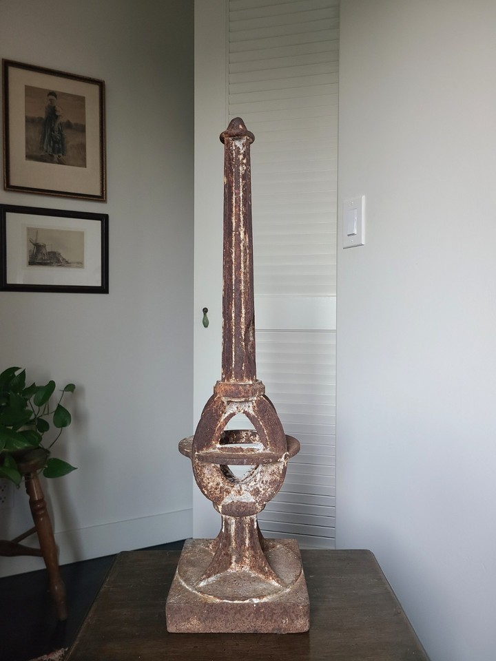 Antique English Cast Iron Railroad Signal Finial Architectural Salvage ...