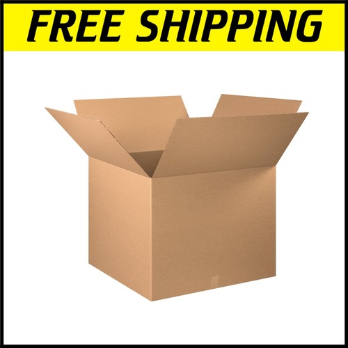 Extra Large Shipping Boxes 5-Pack - Sturdy Heavy-Duty Corrugated ...