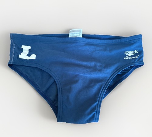 Speedo Men's Brief Endurance+ Solid Adult Swimsuit, Navy, 30 US ...