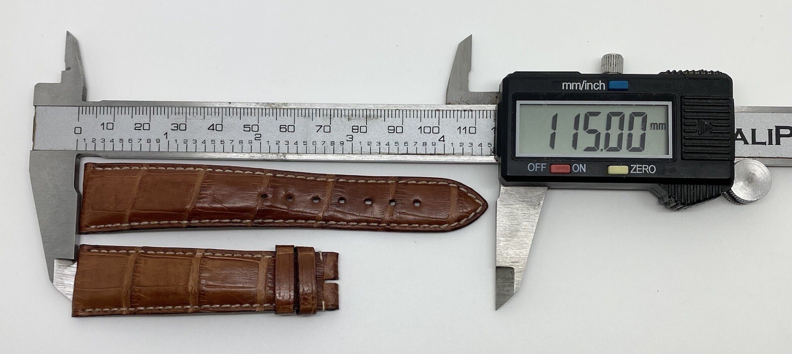 Zenith 20mm x 16mm Cognac Brown Alligator Watch Strap Band 20-432 ...