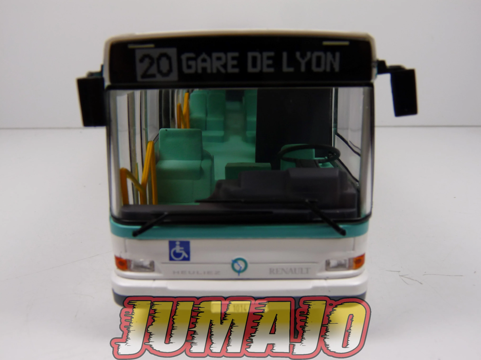 SUB117 BUS IXO Hachette 1/43 : HEULIEZ GX317 RATP France 1995 n°20 Gare ...