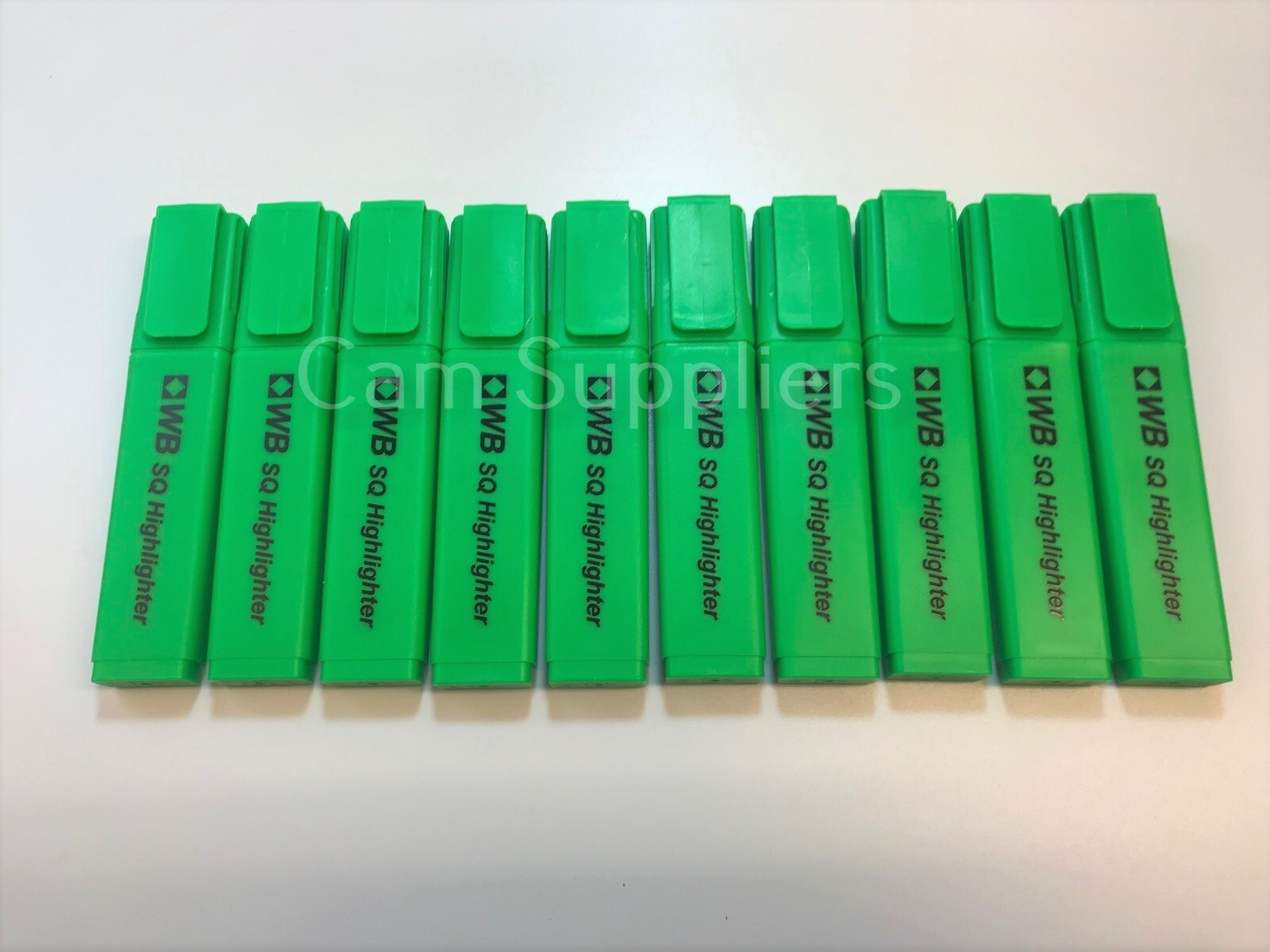 Green Highlighter Pens Fluorescent Bright Colour Markers Pen Qty 1 4 6 ...