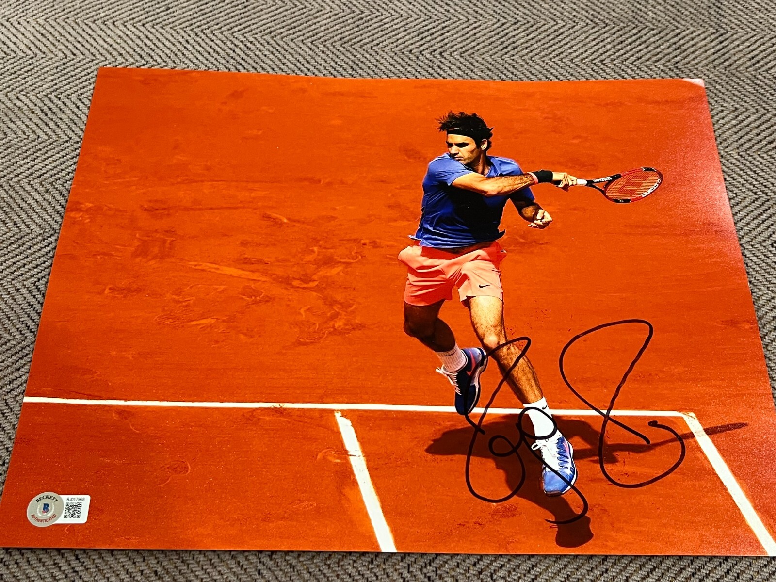 Roger Federer Autographed Memorabilia | Signed Photo, Jersey ...