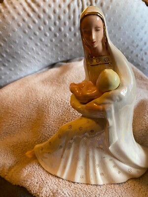 Mary and Baby Jesus Ceramic Figure | eBay