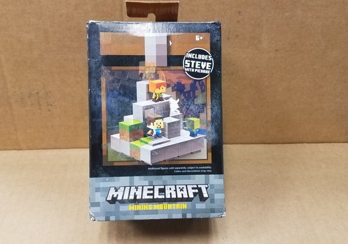 Minecraft Mining Mountain Steve with Pickaxe Cave Biome collection 1 of ...