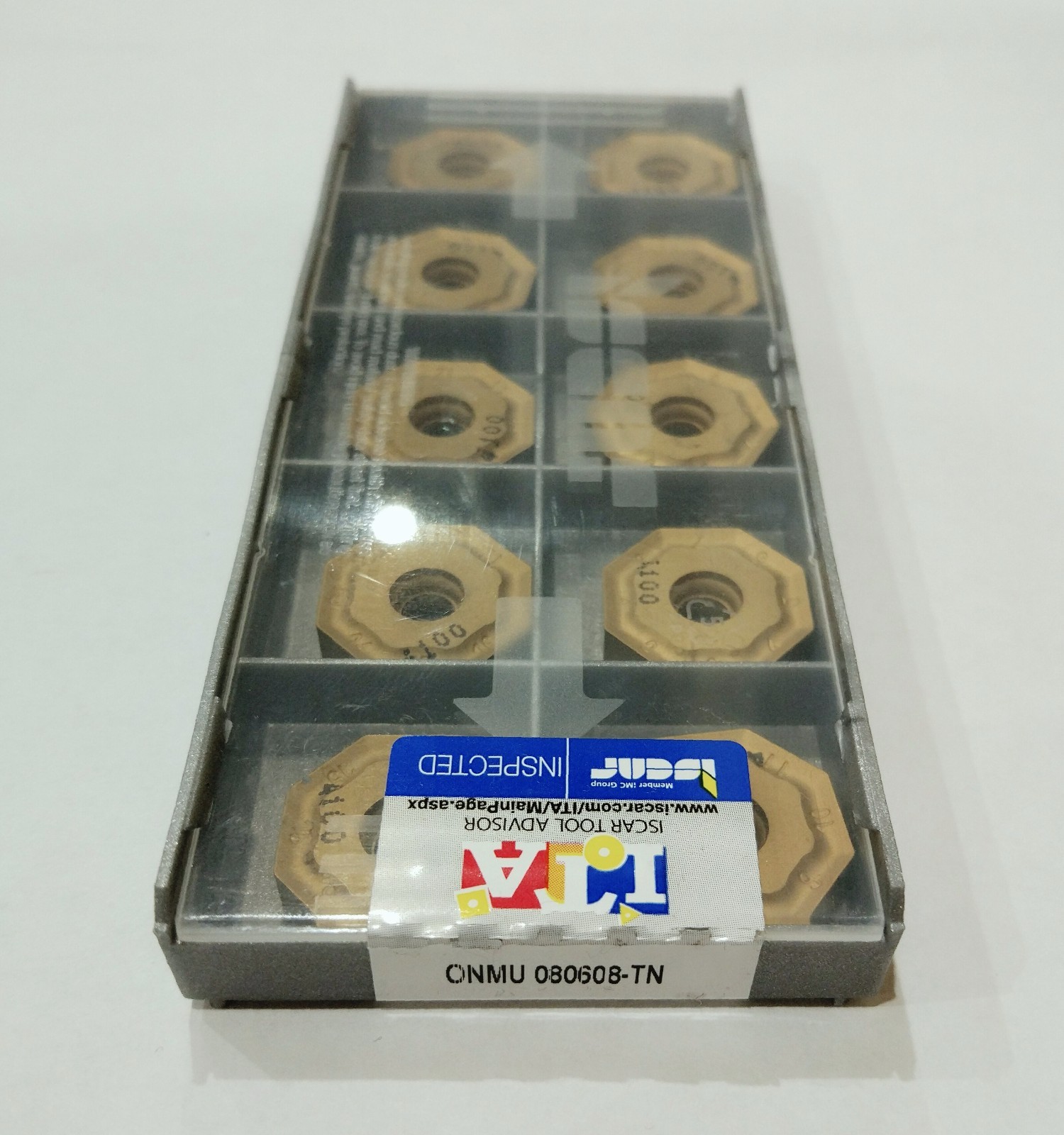 ISCAR ONMU 080608-TN grade IC4100 x10pcs milling carbide inserts | eBay