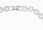 Swarovski Una Angelic Tennis necklace Round cut, White, Rhodium plated ...