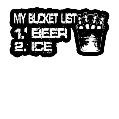 Small Car Sticker my bucket list Decal Bumper Bike Truck Laptop Window ...