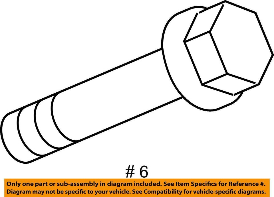 GM OEM 04-20 Avalanche Suspension Components-Lateral Arm Bolt 11518725 ...