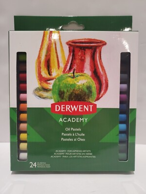 Derwent Academy - Oil Pastels - 24 Count - BRAND NEW | eBay