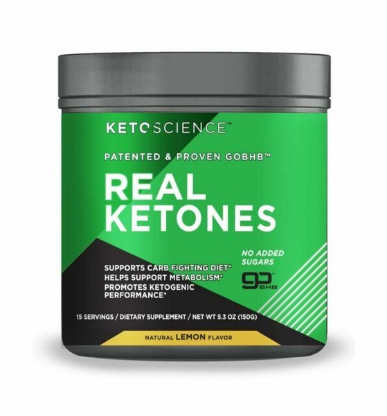 Keto Science Real Ketones Lemon Flavored Dietary Supplement Powder - 5 ...