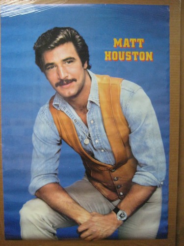 Matt Houston Vintage Poster theater actor 1986 Inv#6265 | eBay