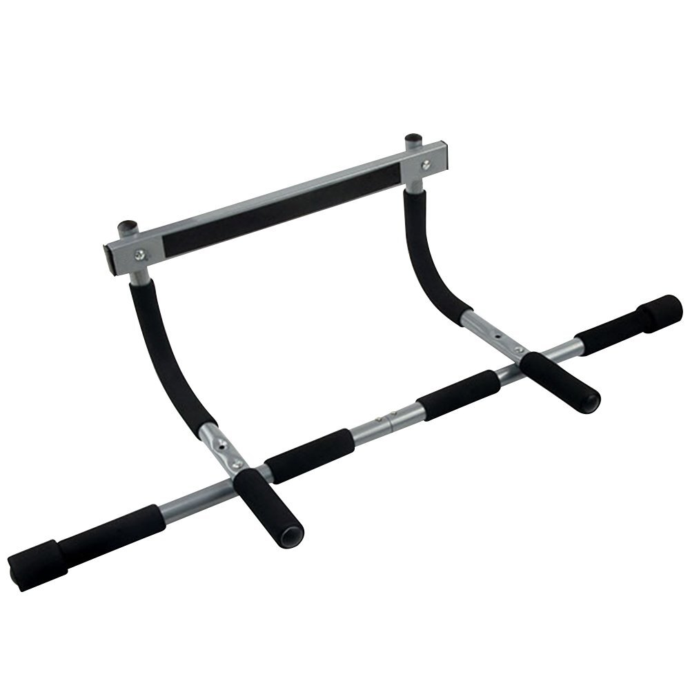 Pull Up Chin Up Bar Doorway Exercise Home Fitness Strength Gym Workout ...