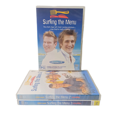 Surfing The Menu Season 1 - 3 (DVD) Curtis Stone Travel Food Cooking ...