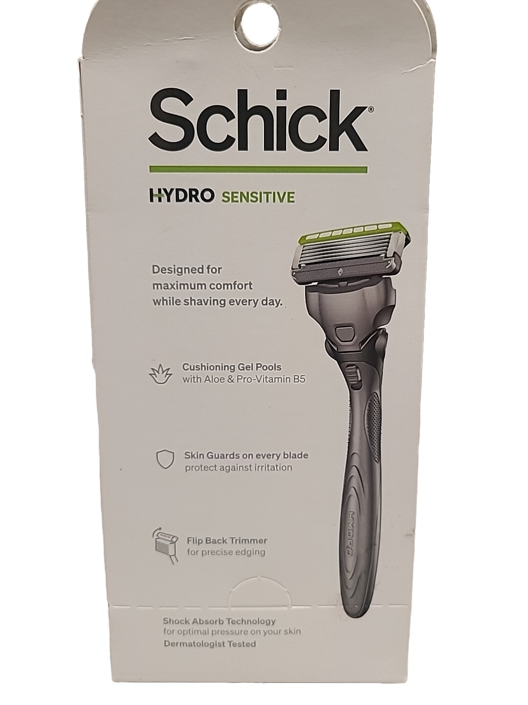 Schick Hydro Sensitive Mens Razor Kit Razor Handle + 2 Refills + 1 ...