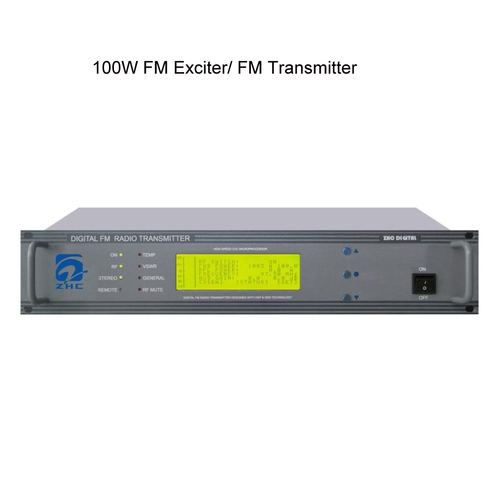 0-100W FM Radio Broadcast Transmitter /FM Exciter Support for 10KW ...