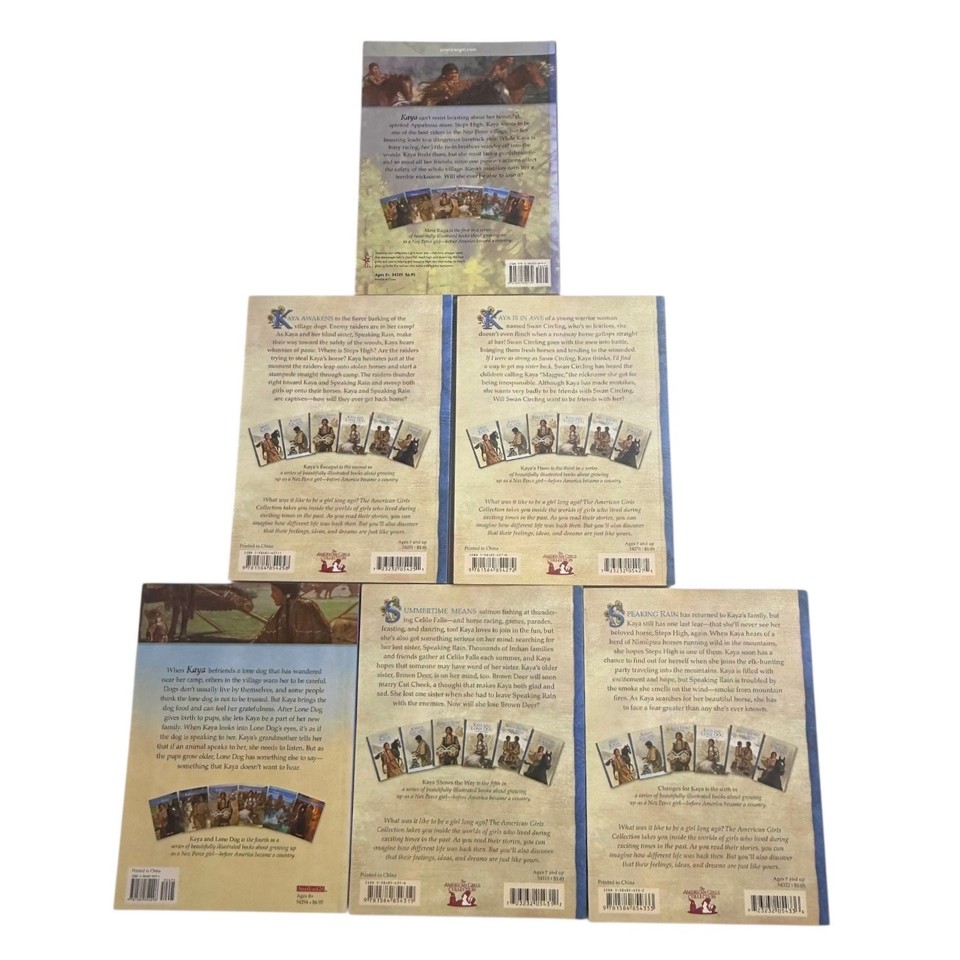 American Girl Kaya Book Set 1-6 Pleasant Company Meet Kaya 1764 ...
