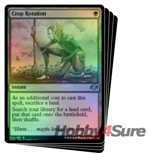 Foil Crop Rotation X4 M/NM Magic: The Gathering MTG Dominaria ...