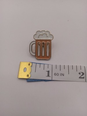 Frosty Beer Mug Pin, Lapel Jacket Hat Pin | eBay