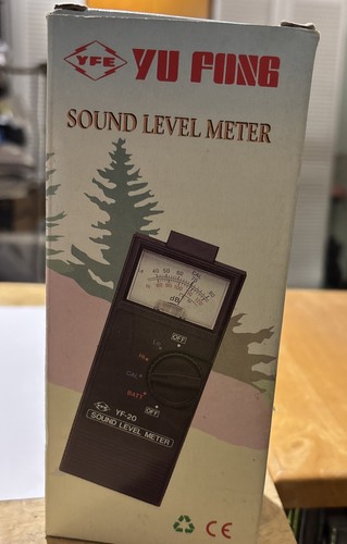 Vintage Yu Fung YF-20 Sound Level Meter In Box Unused | eBay