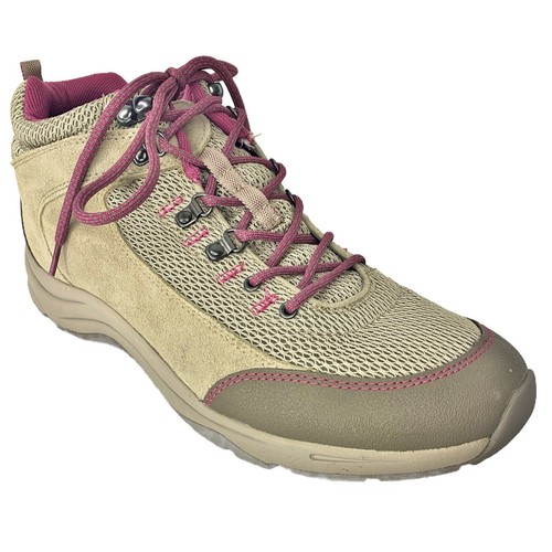 Vionic 3105 Cypress Hiking Sneakers Trail Boots Pink Tan Size 11 Wide ...