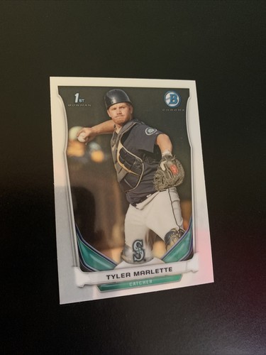 2014 Bowman Chrome #BCP108 Tyler Marlette Seattle Mariners Baseball RC ...