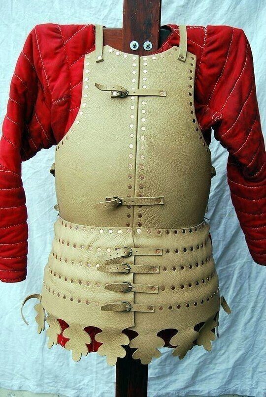 Mercenary White Leather Body Armour-b51 | eBay