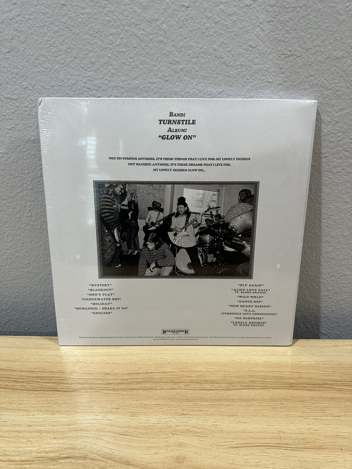 TURNSTILE 'GLOW ON' Vinyl Hardcore Record LP (Mustard Yellow) x/500 ...