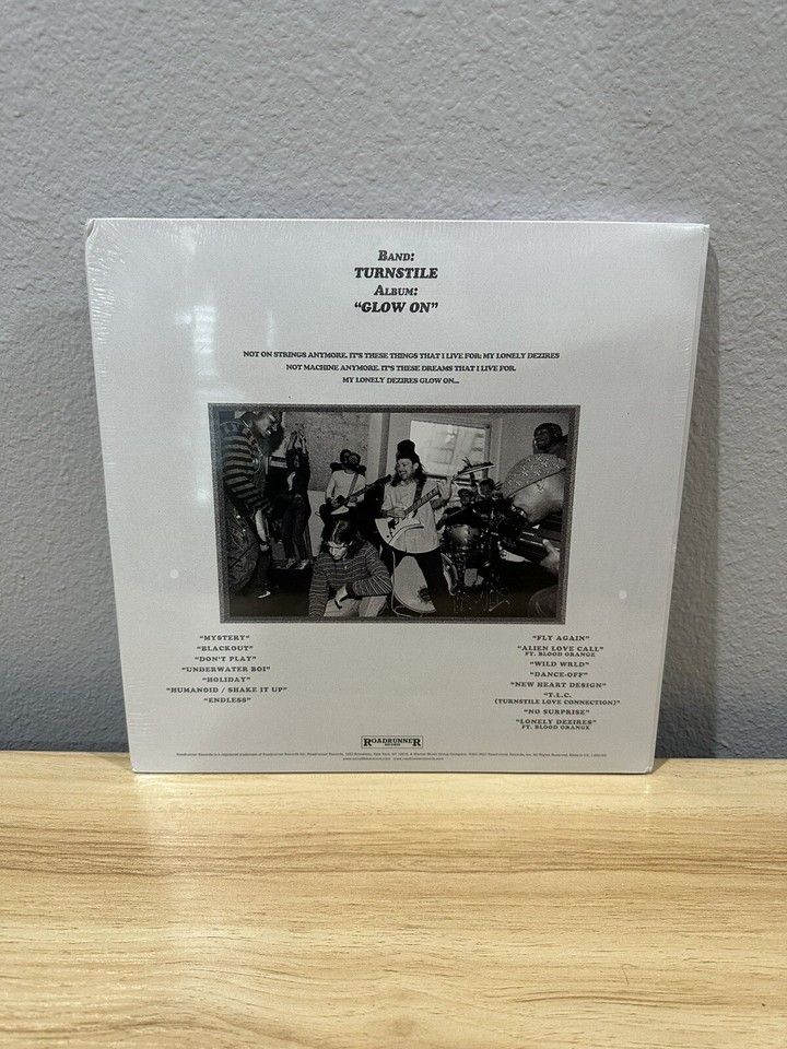 TURNSTILE 'GLOW ON' Vinyl Hardcore Record LP (Mustard Yellow) x/500 ...