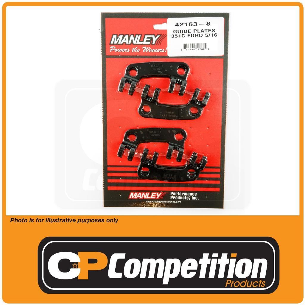 MANLEY 5/16" PUSHROD GUIDE PLATE SET (8) FORD CLEVELAND 42163-8 | eBay ...