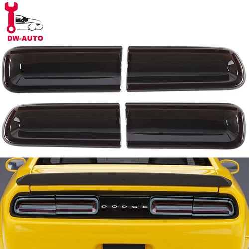 Smoked Tail Light Guards Covers Exterior Accessories for Dodge ...