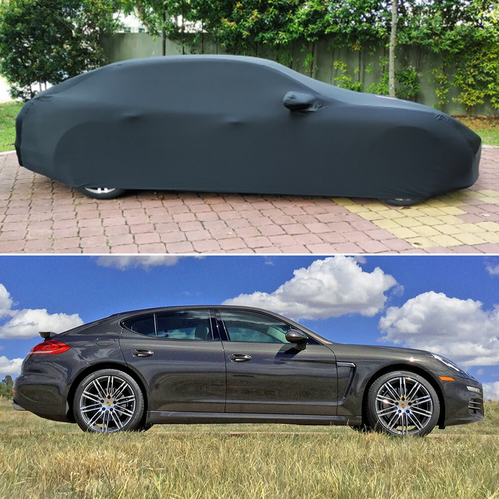 For Porsche Panamera 2010-2022 Car Covers Stretch Satin Dust-Proof ...