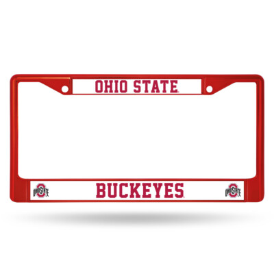 Ohio State Buckeyes Colored Metal License Frame [NEW] OSU Car Plate ...