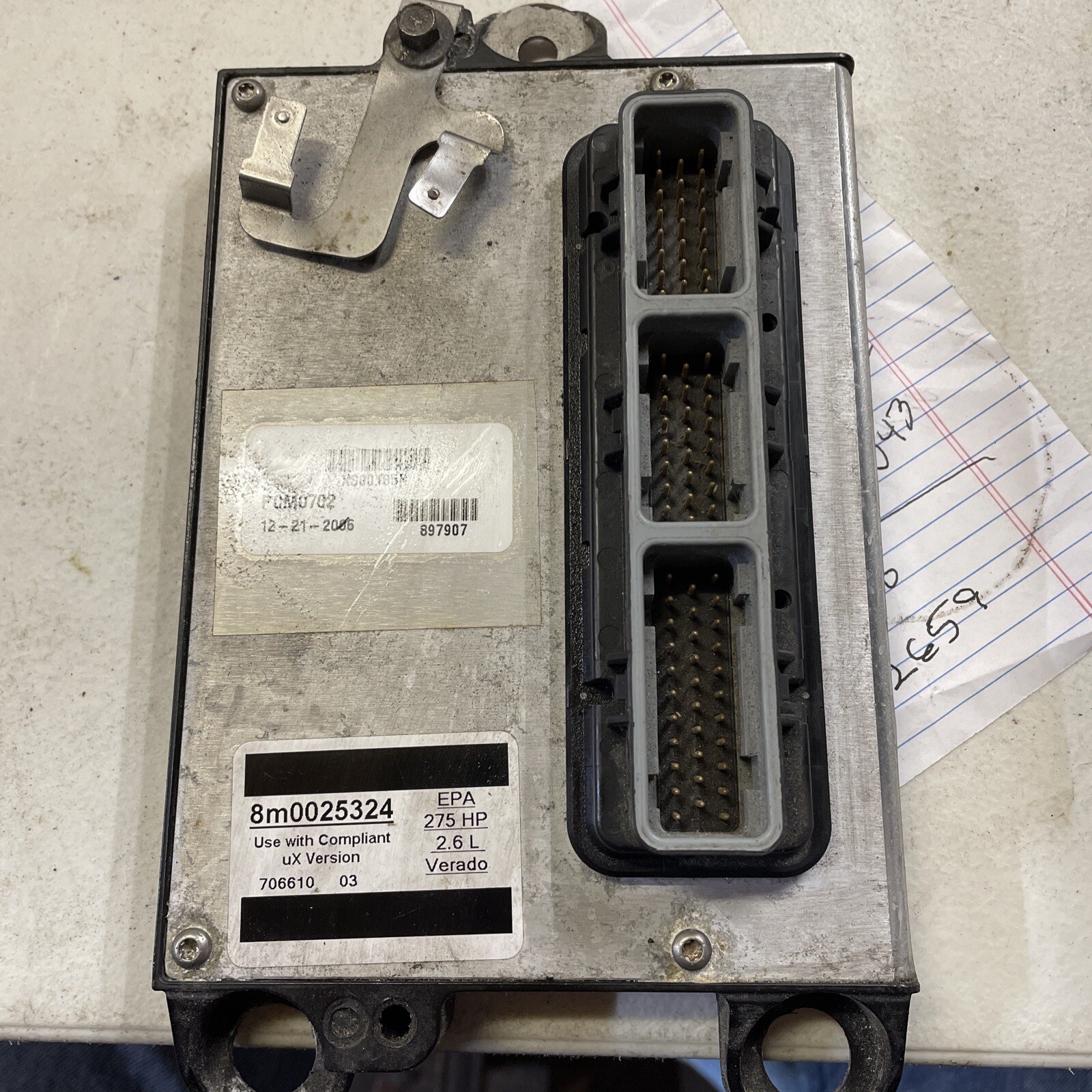 Mercury Verado 275HP Computer ECM Outboard Motor Marine 8M0025324 | OE