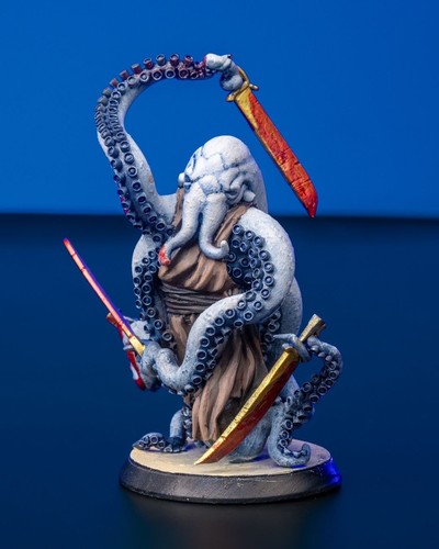 Master Tako - A Tale From The Deep - 32mm Unpainted DnD Miniatures | eBay