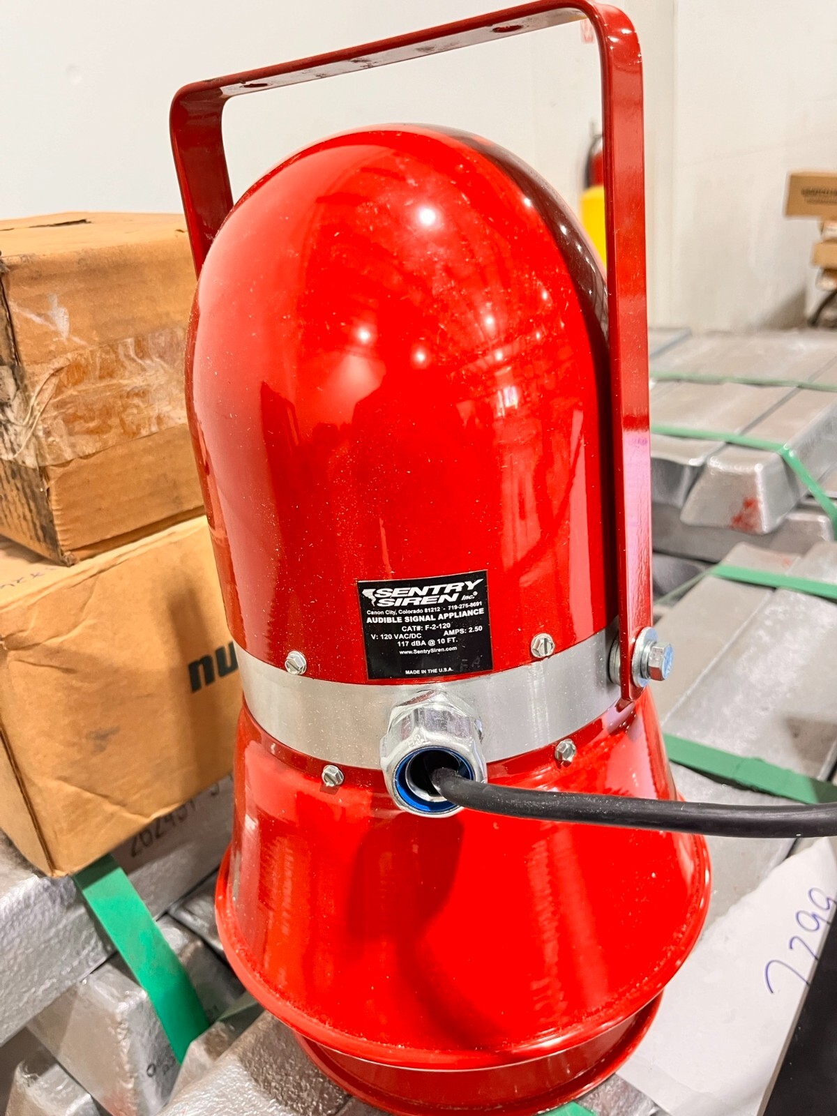 SENTRY SIREN 6392T11 SIREN 110-120V, AC/DC | eBay