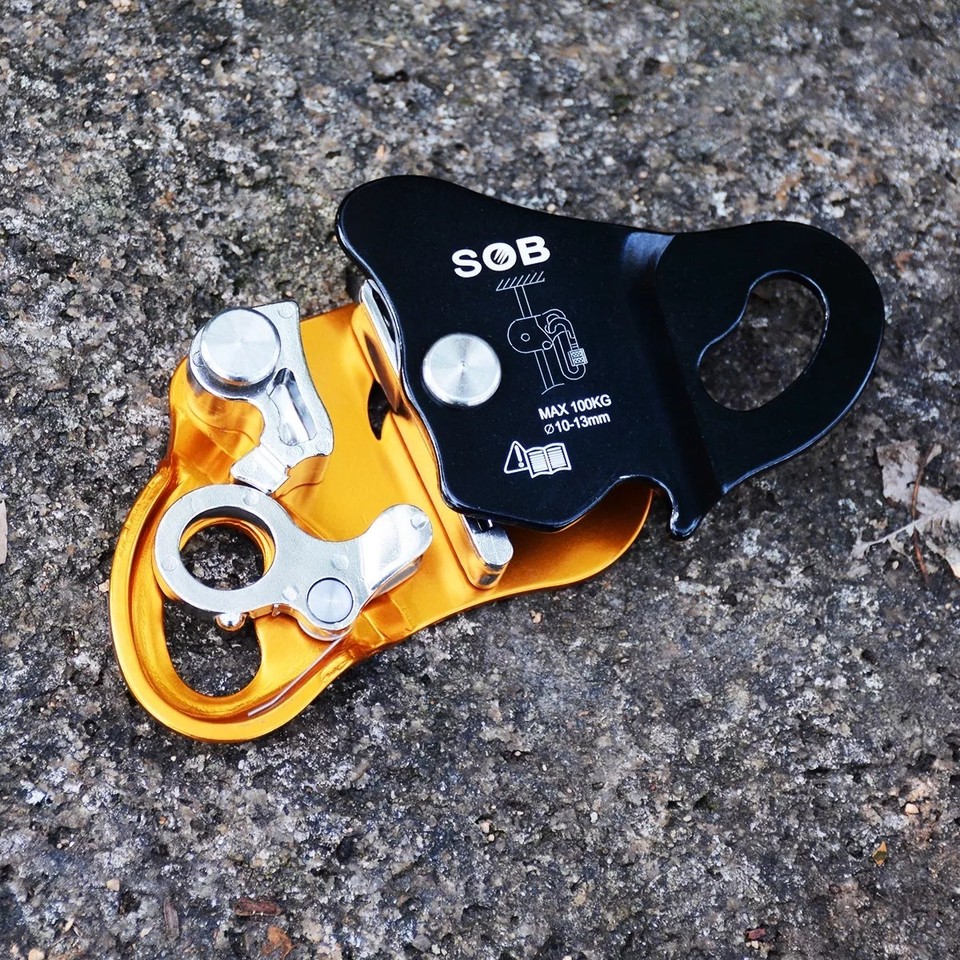 Rope Grab 7/16" Grip Fall Arrest Protection Climbing Rescue Caving ...