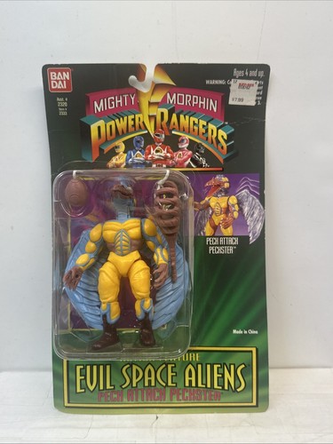 1994 Mighty Morphin Power Rangers Evil Space Aliens Peck Attack ...