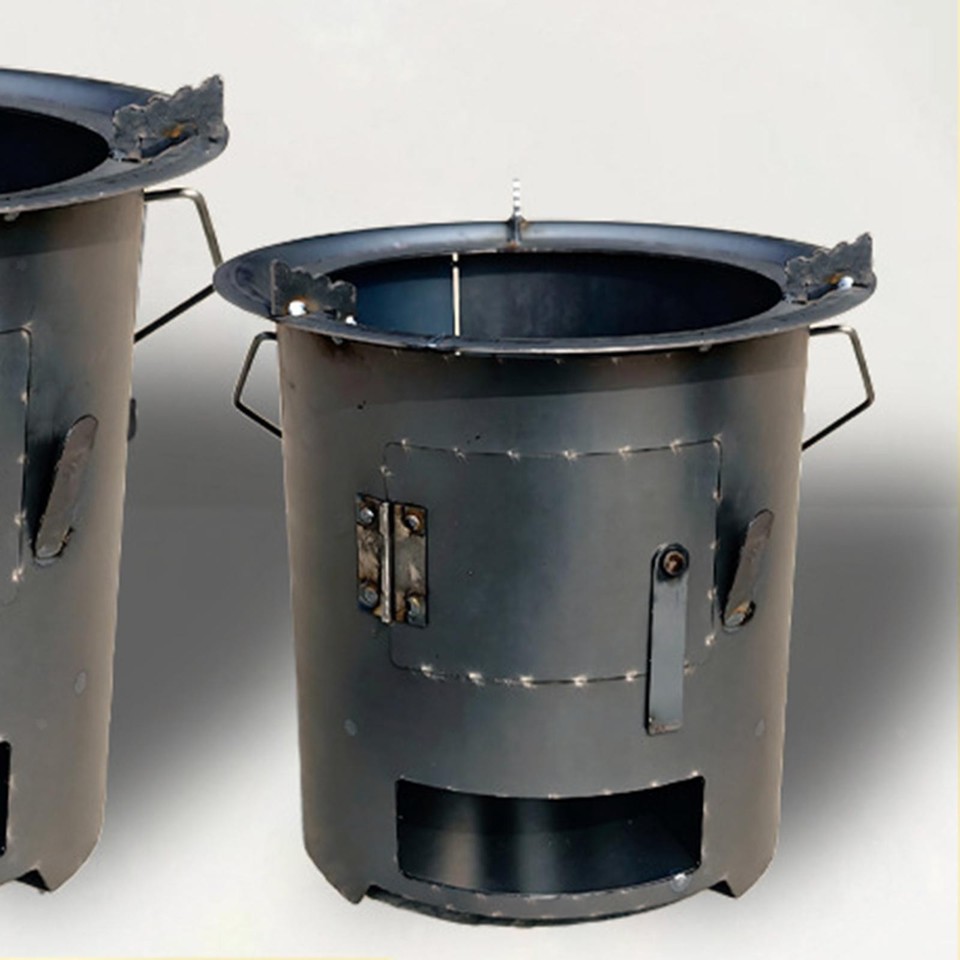 Wood Furnace Indoor Cooking Fire Pit Cook over Fire Multipurpose ...