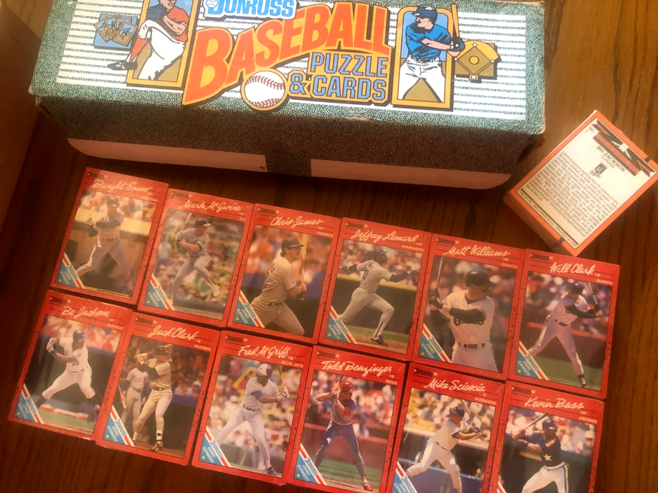 4500 VINTAGE BASEBALL CARDS - 10 SETS w 8 COMPLETE! 2 SEALED! Topps 86 ...