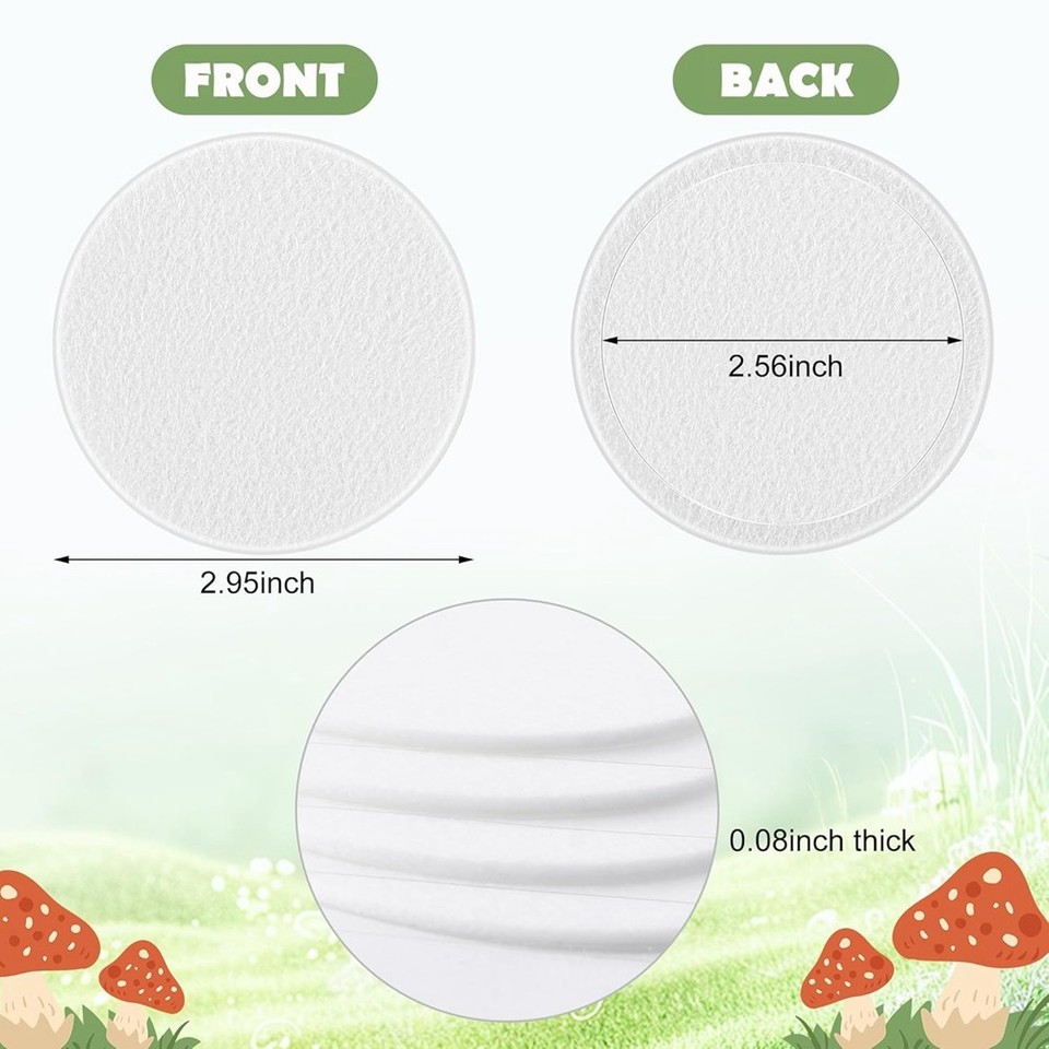 Monotub-Filterscheiben 2 mm Dicke 24-Stkon-2.5-" U3C29409 | eBay UK