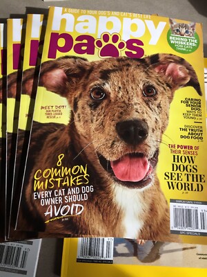 HAPPY PAWS Magazine 2019 Your Dog/Cat’s Best Life How They Think & See ...