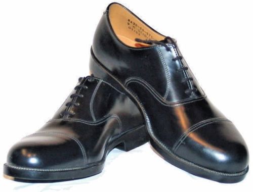 British Army Parade Shoes Black Leather RAF Air Cadet Uniform Military ...